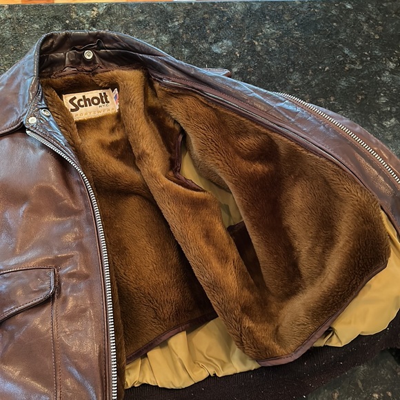 Schott NYC | Jackets & Coats | Vintage 98s Schott Nyc 184sm Brown ...